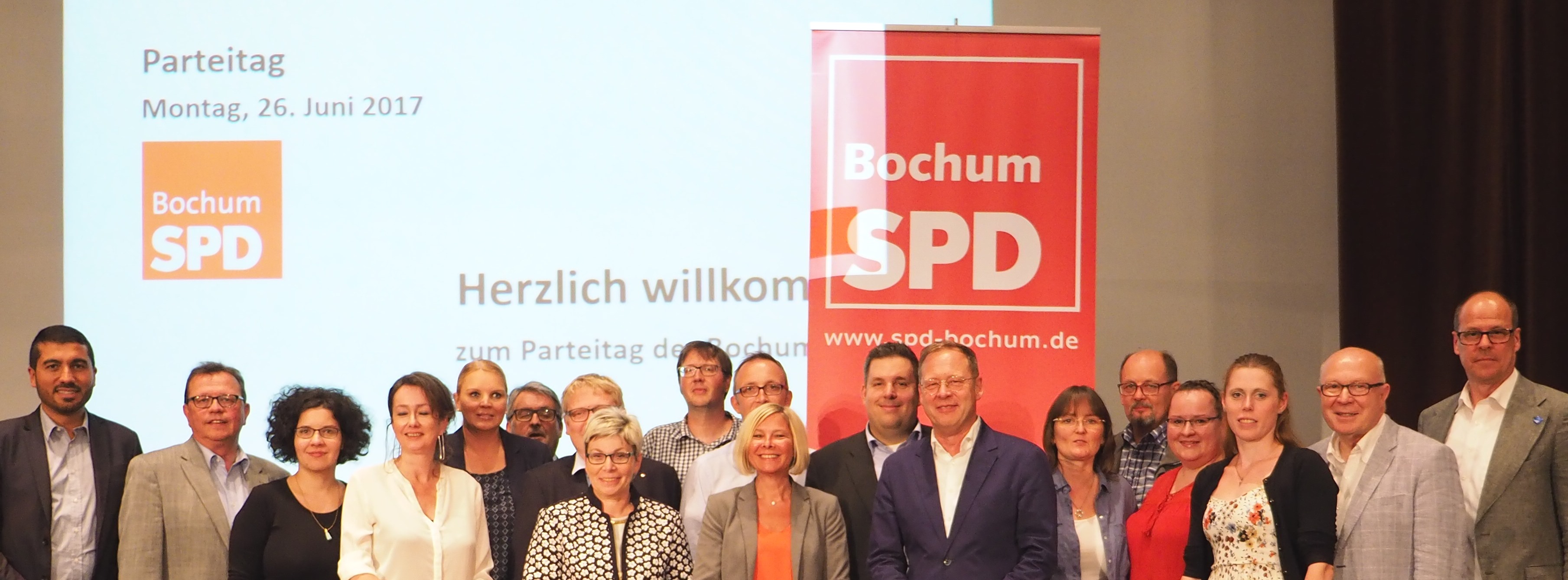 Rege Diskussion auf dem Parteitag der SPD Bochum / Neuwahl des ...